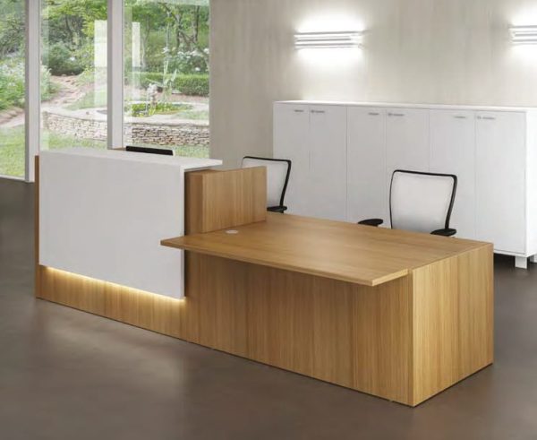 Seb Reception Desk - Spacemaster Office Furniture Dubai