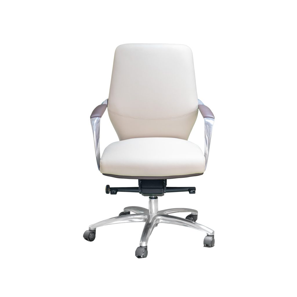 Thorny White Color Executive Low Back Chair - Spacemaster Office ...